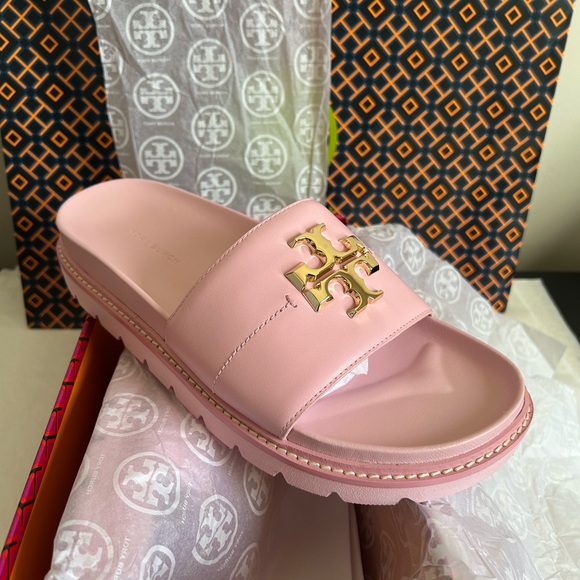 Tory Burch | Shoes | Tory Burch Everly Anatomic Lug Sandal Slides Size ...